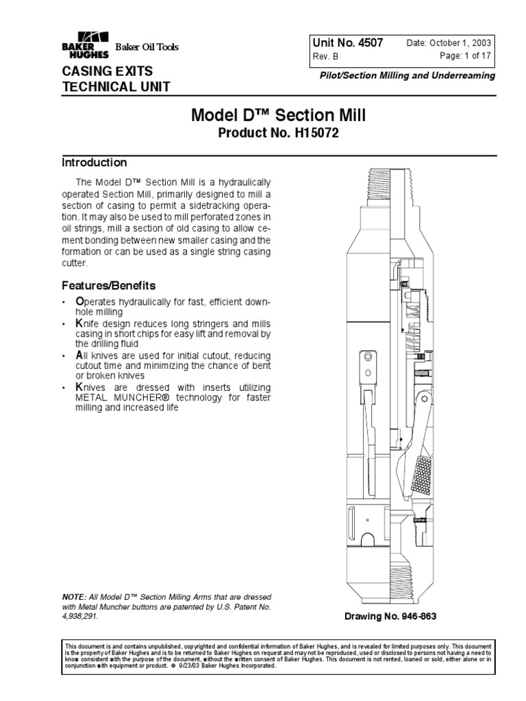Section Mill D Type Pdf Knife Screw