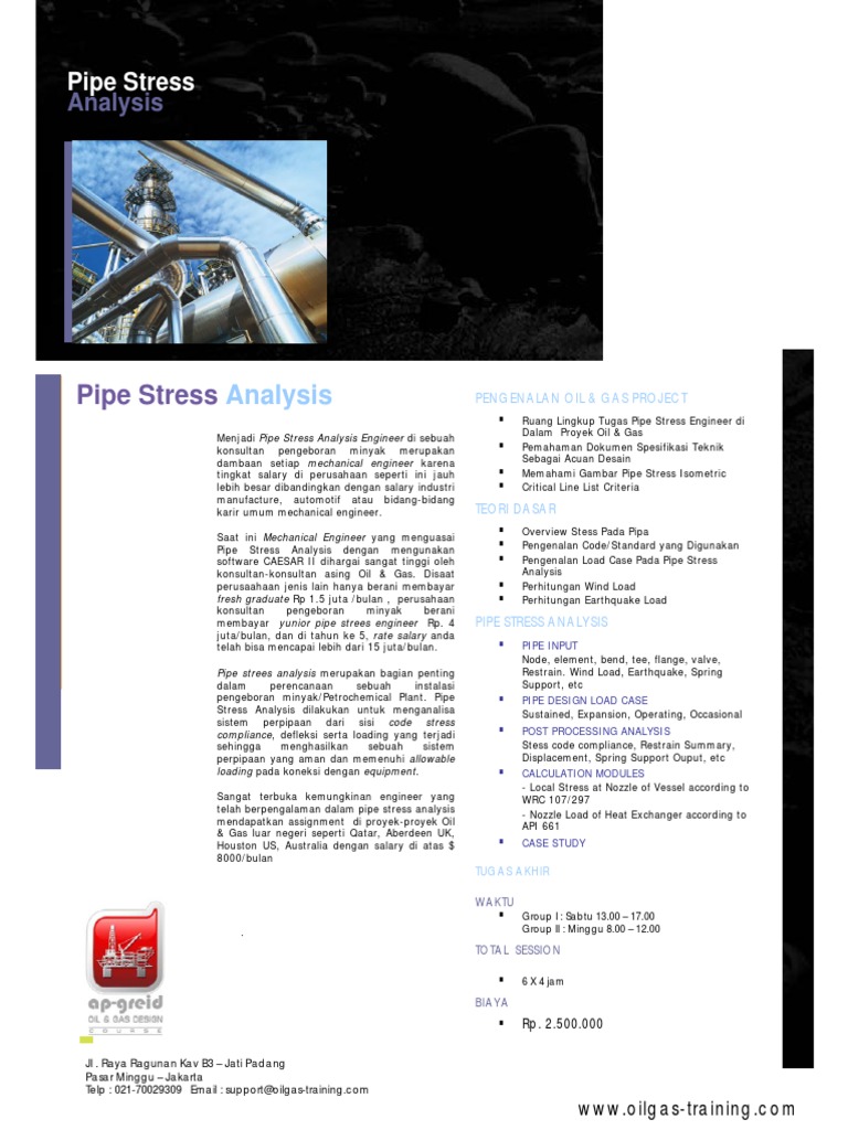 Pipe Stress Analysis | PDF