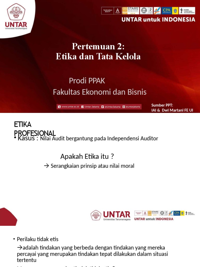 Pertemuan 02 PPAk - Etika - Kelompok 1 | PDF