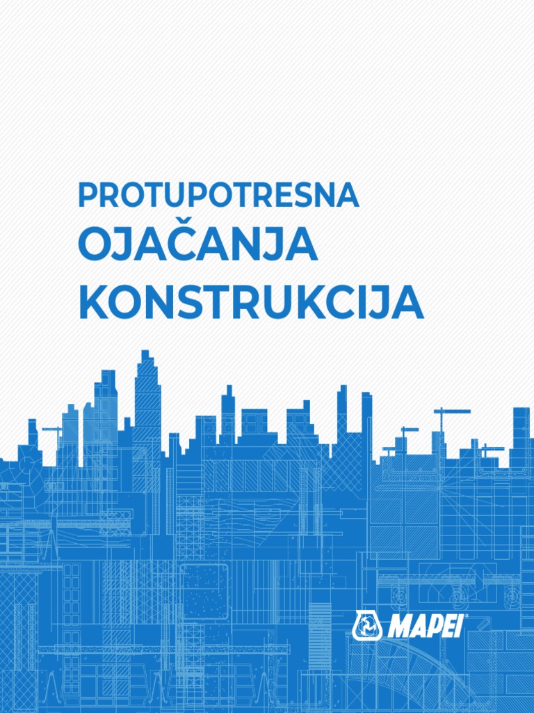 Protupotresna Ojacanja Konstrukcija Mapei | PDF