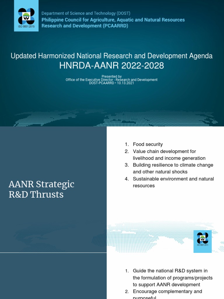 Updated HNRDA-AANR 2022-2028 Full | PDF | Agriculture | Forestry