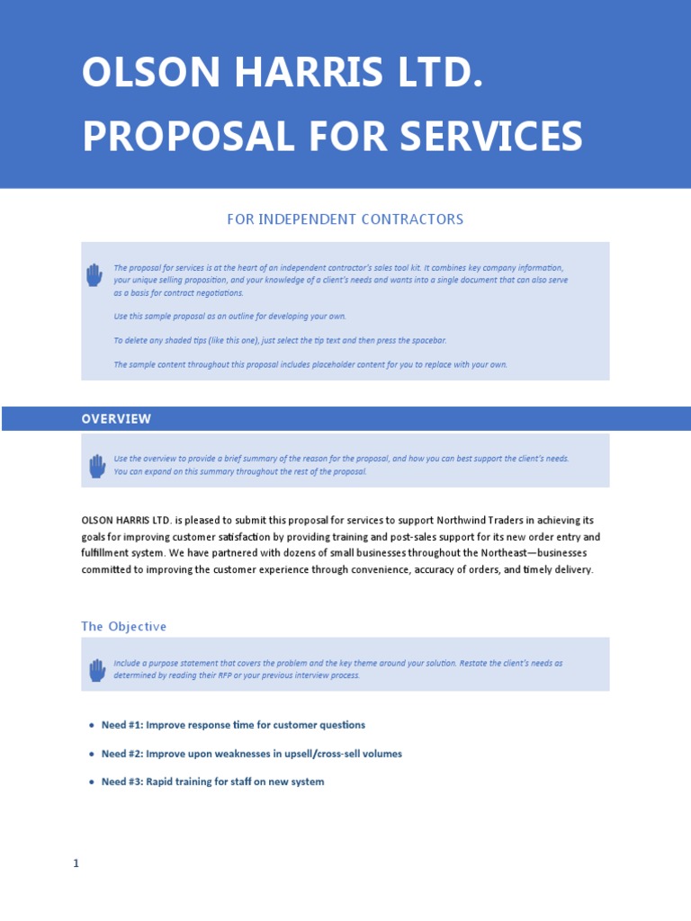 BUsiness Propoal Template | PDF | Sales | Goal