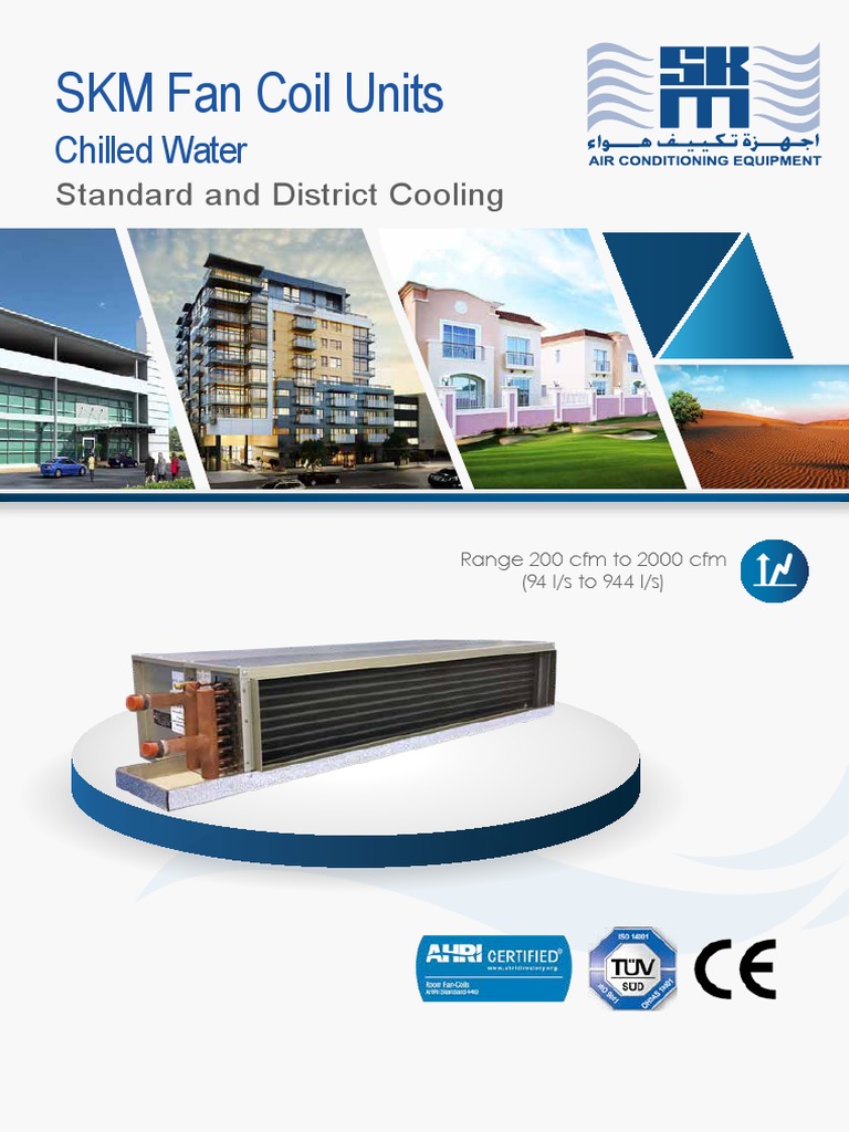 SKM Fan Coil Units | PDF | Thermostat | Electric Heating