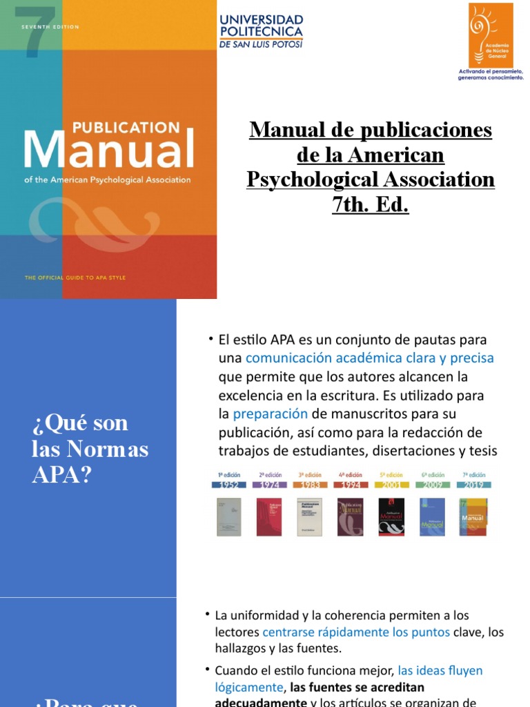 Formato APA 7a. Ed. | PDF