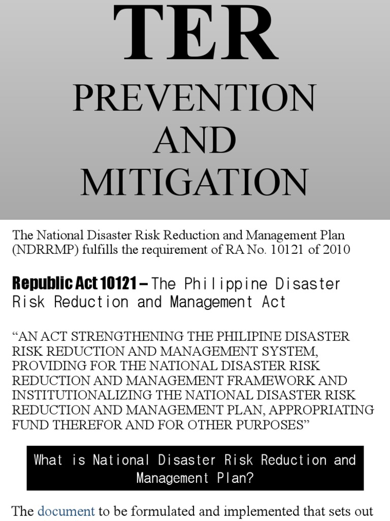 Disaster Prevention and Mitigation in the Philippines | PDF | Emergency ...