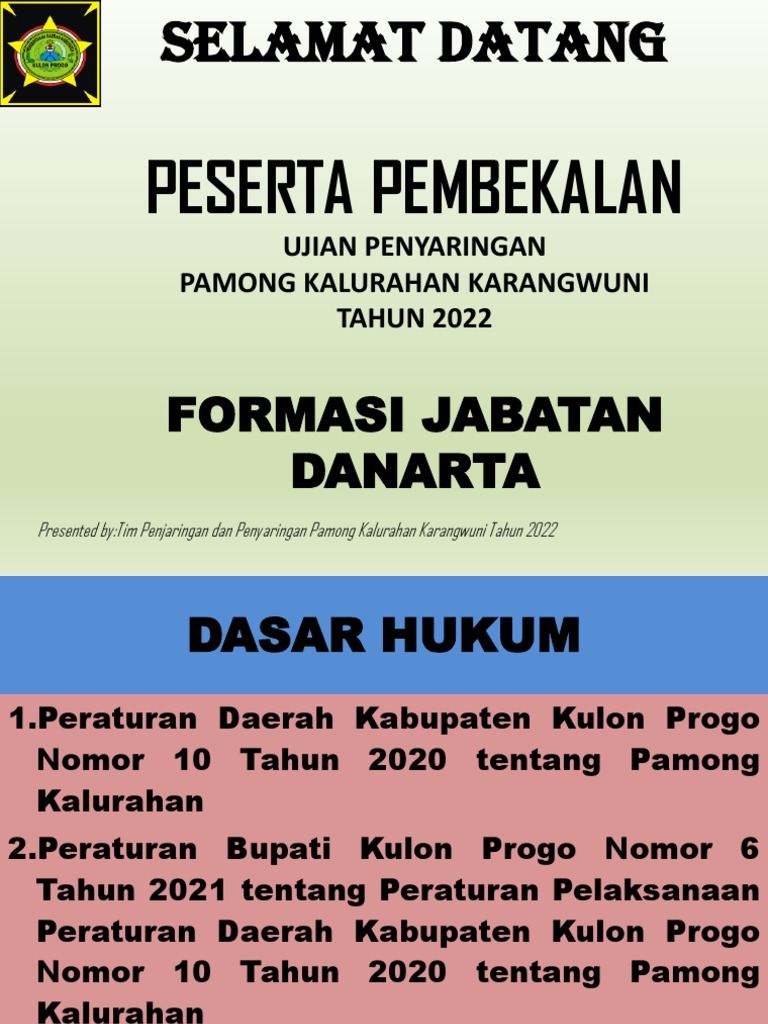 Materi Pembekalan | PDF