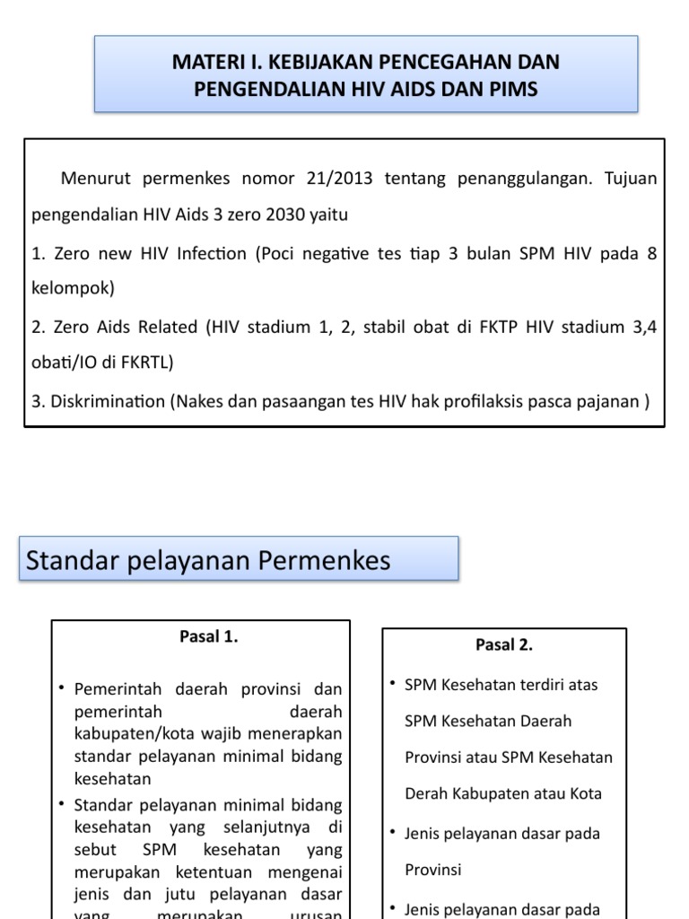 Kebijakan Pengendalian HIV/AIDS 2030 | PDF