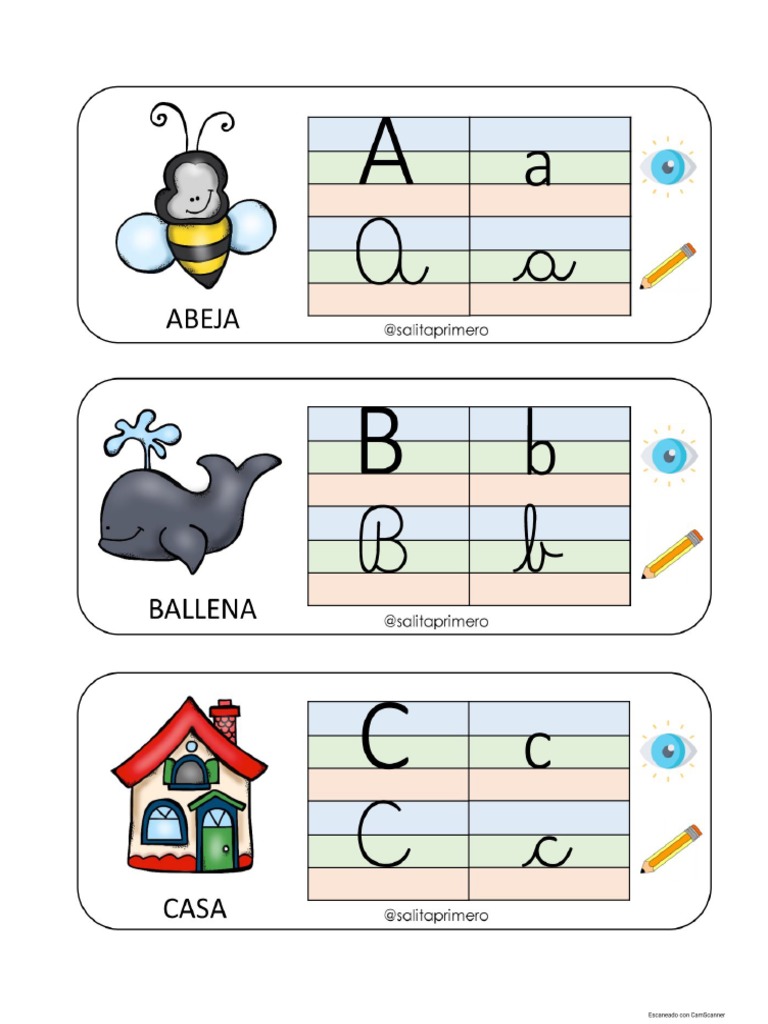 Llavero Abecedario | PDF