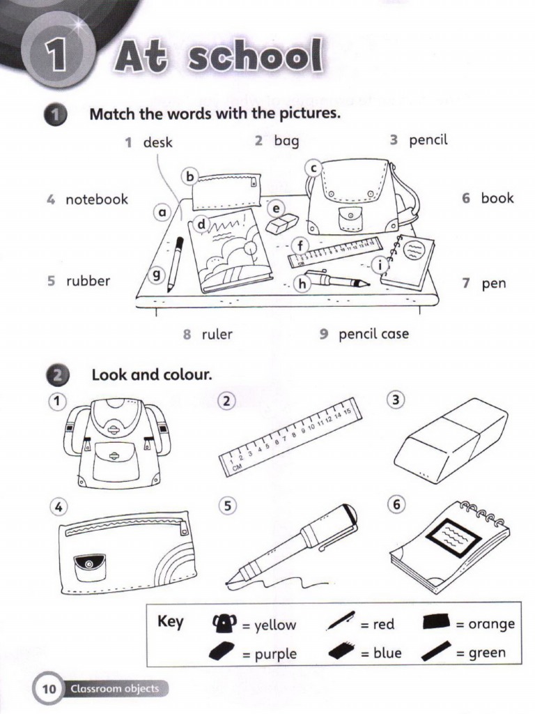 Chapter 1 (At School) Pg10-21 | PDF