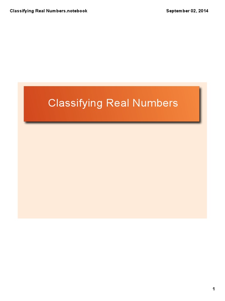 Number sets | PDF | Numbers | Rational Number