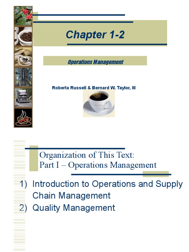 Overview of Operations Management | PDF | Six Sigma | Strategic Management