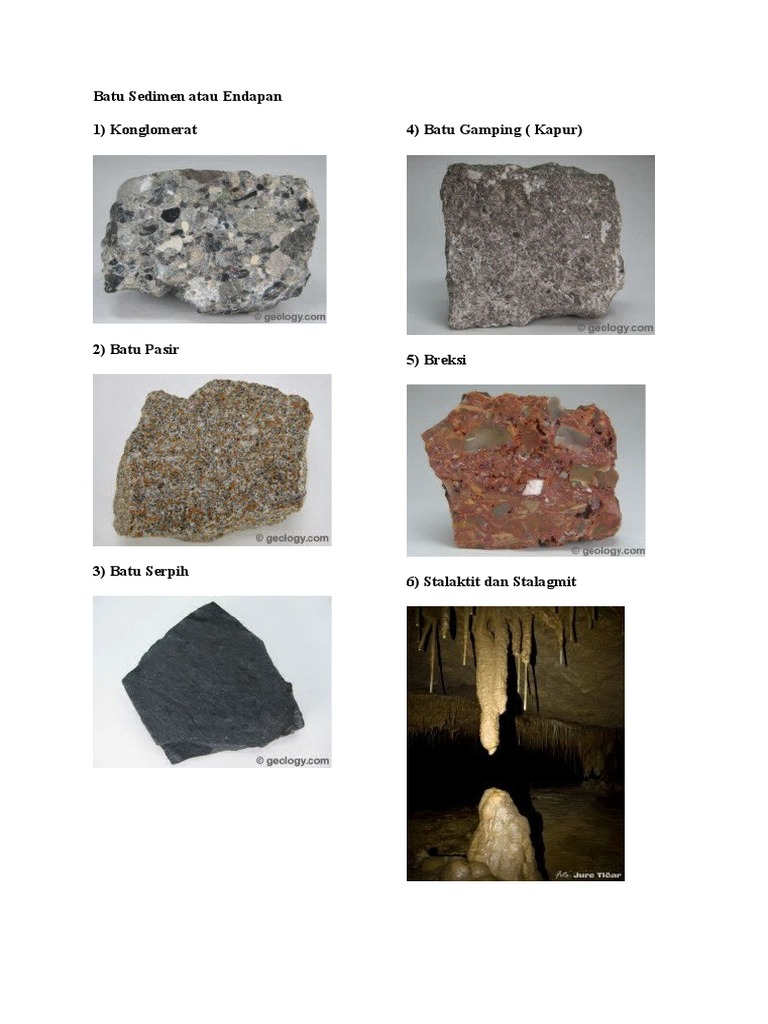 Batu Sedimen Atau Endapan | PDF