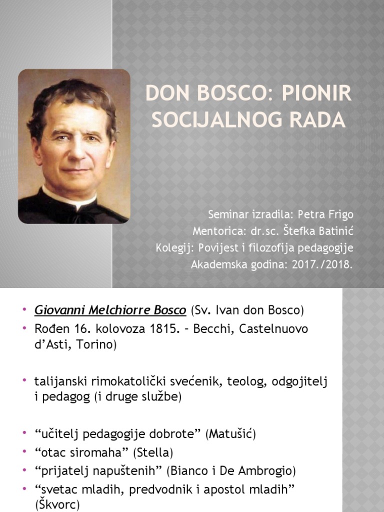 Don Bosco | PDF