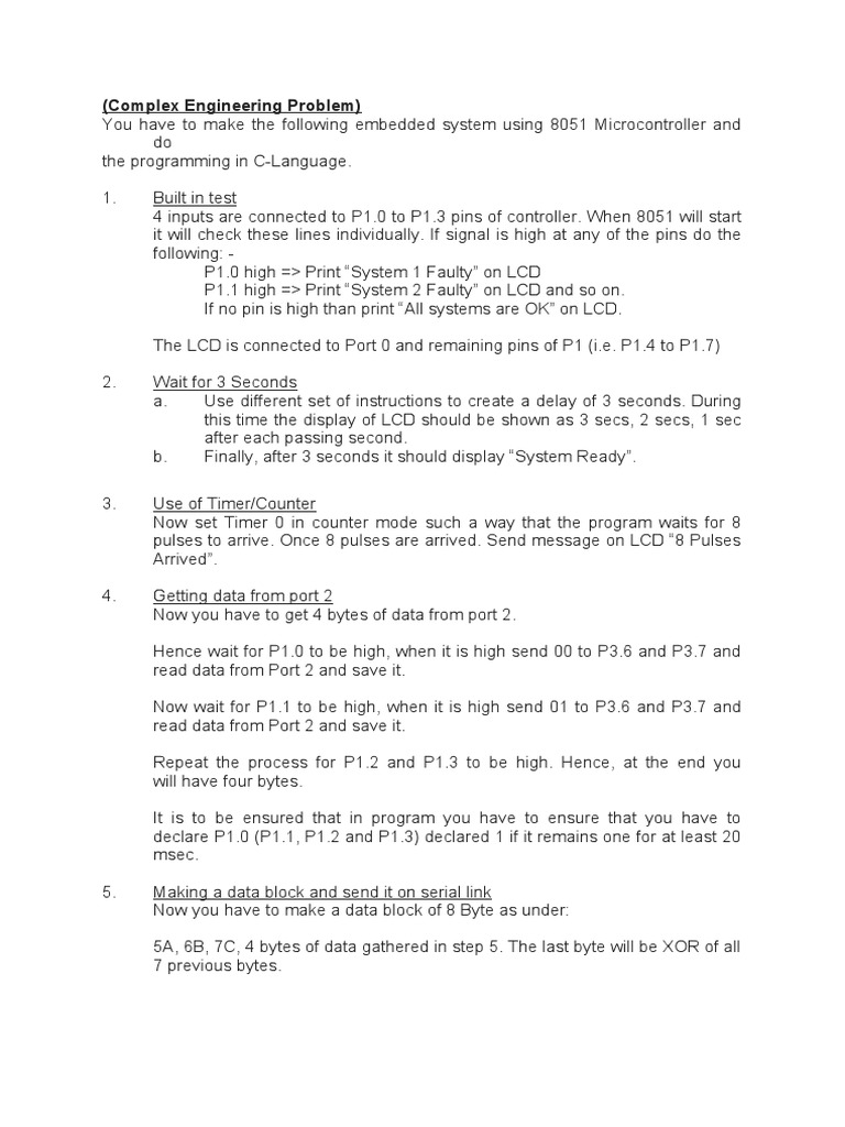 Complex Engineering Problem | PDF