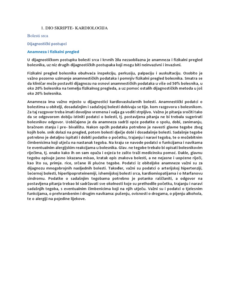 SKRIPTA Interna Medicina | PDF