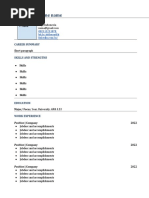 Selection Report Template for Recruitment | PDF