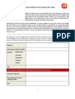 Employee Relatives Declaration Form | PDF