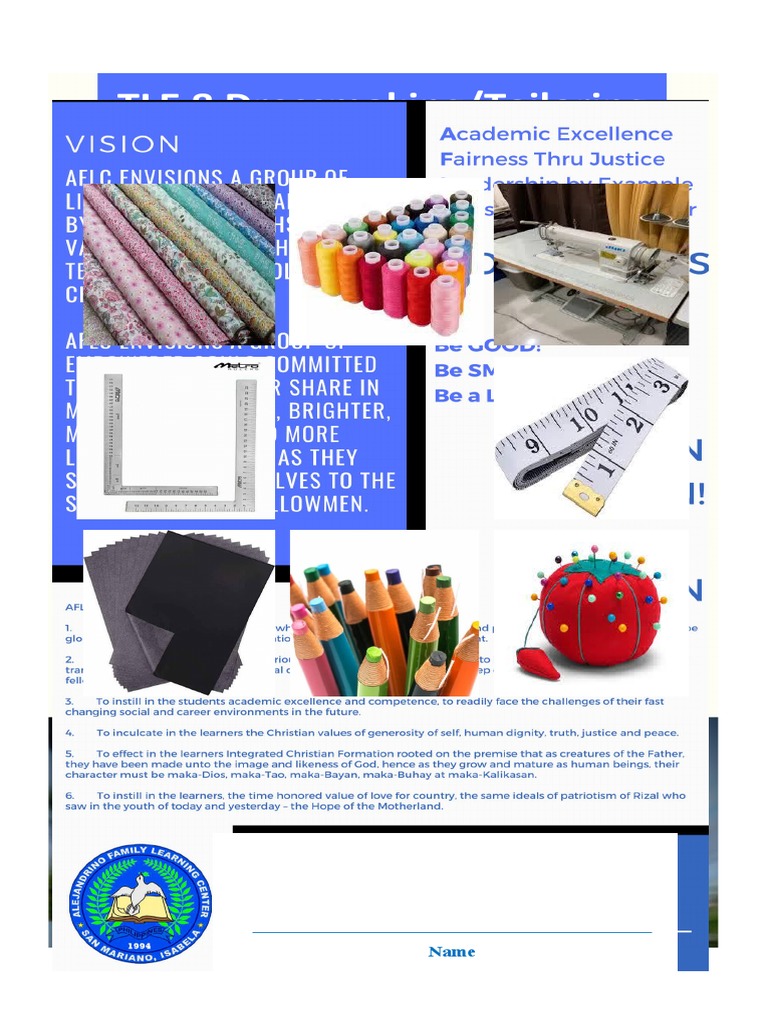 Tle 8 Q2 | PDF | Sewing Machine | Sewing