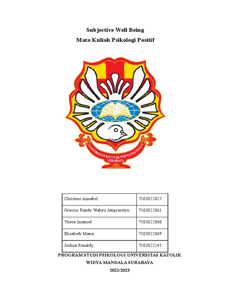 Makalah SWB | PDF | Pengembangan Diri