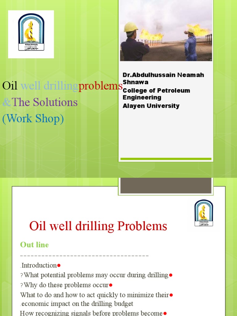 Problems: Well Drilling & | PDF | Oil Well | Stress (Mechanics)