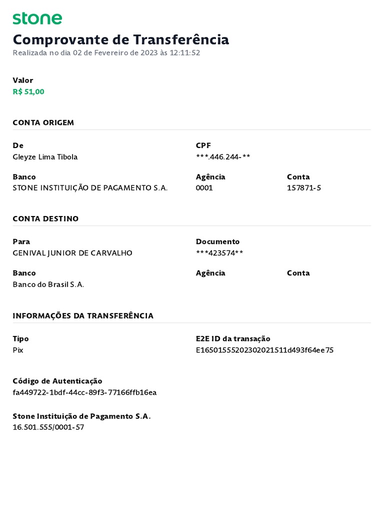 Comprovante Pix | PDF