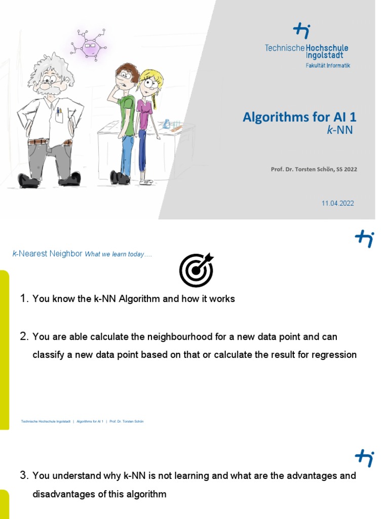 AAI1 06 KNN | PDF | Artificial Intelligence | Intelligence (AI) & Semantics