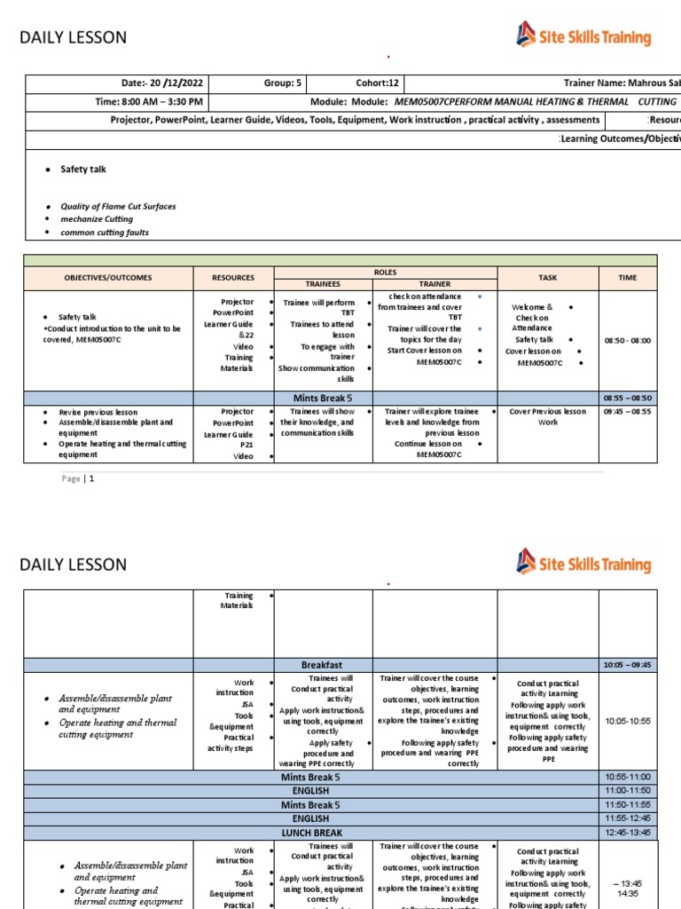 Manual Heating & Thermal Cutting 20-12-2022 | PDF | Personal Protective Equipment | Learning