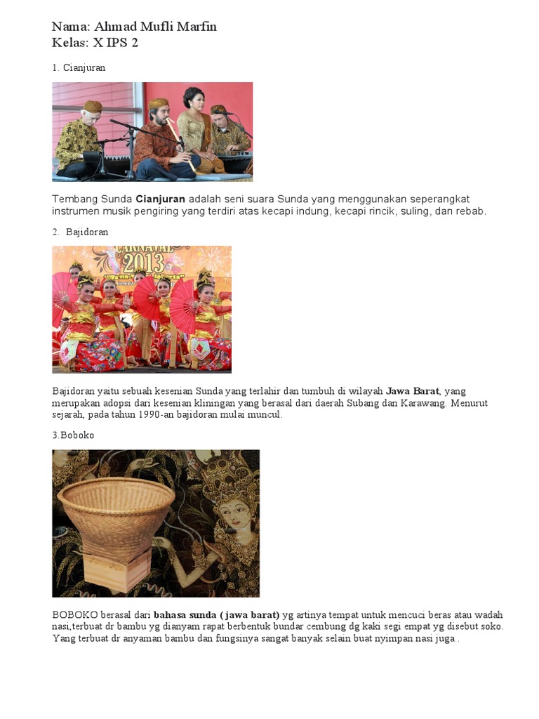 Inspirasi Budaya Lokal Mufli | PDF | Seni