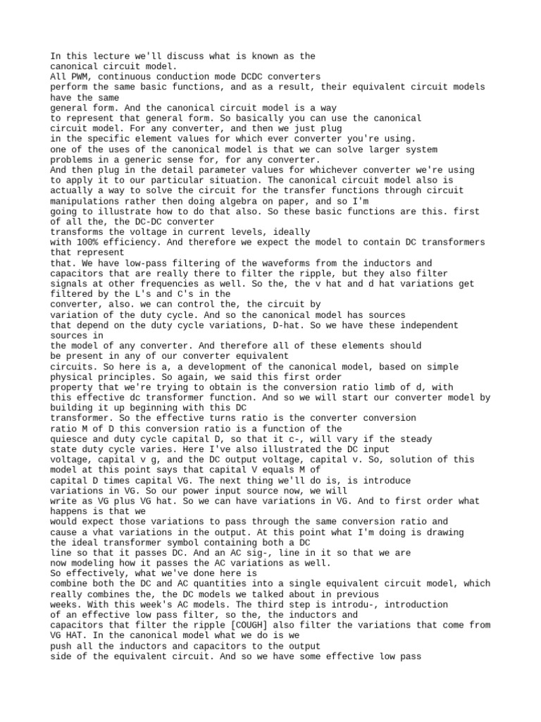 02 - Sect 7 5 The Canonical Model - en | PDF | Electronic Filter ...