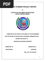 Bcom Final Year Project | PDF | Customer Satisfaction | Sampling ...