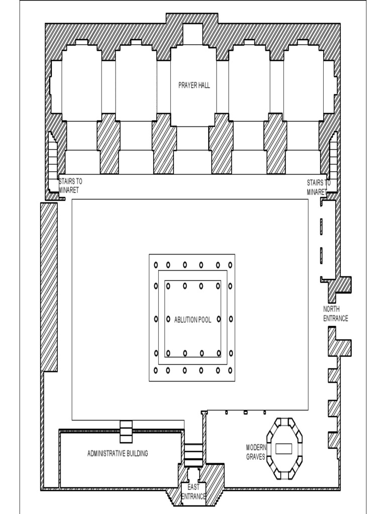 Maryam Zamani Mosque Layout Guide | PDF