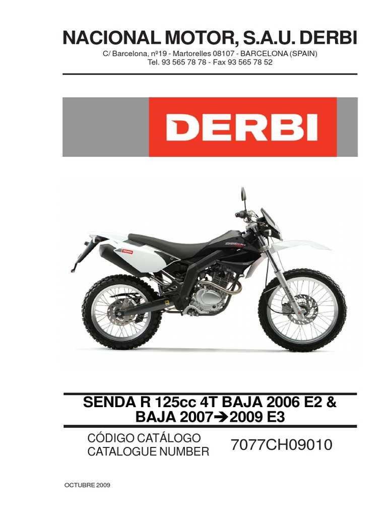 Derbi Senda 125r-sm | PDF