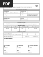 Water Leak Test Report Sample | PDF