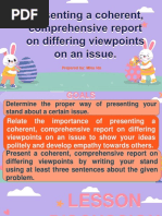 Coherent Report on Differing Viewpoints | PDF | Cognitive Science ...