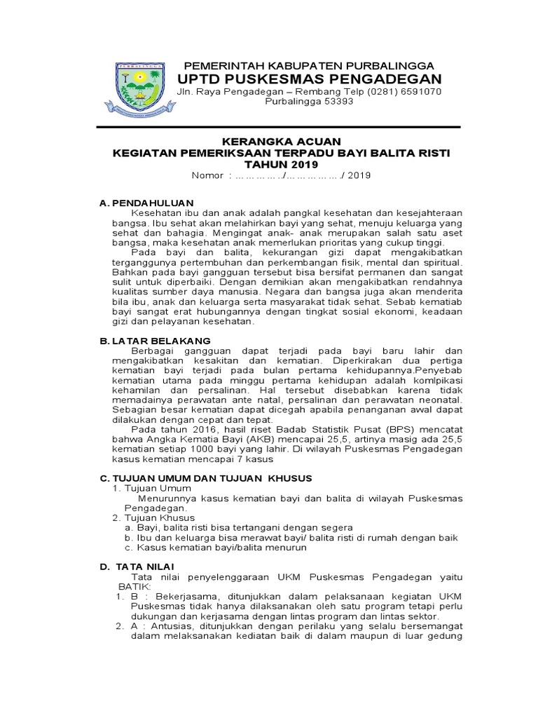 Pemeriksaan Terpadu Bayi | PDF | Kesehatan Holistik | Pengembangan Diri