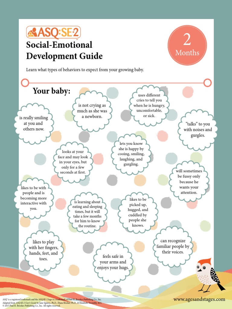 ASQSE2 Social Emotional Development Guides | PDF | Imitation | Emotions