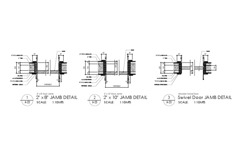 Jamb Details | PDF | Buildings And Structures | Architectural Elements