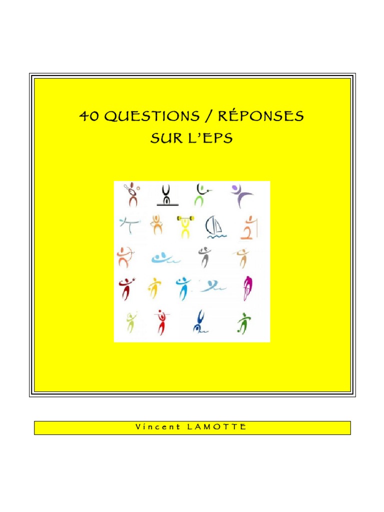 40 Questions/Réponses sur l'EPS | PDF