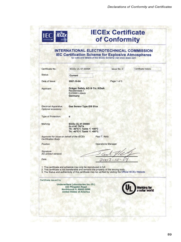 IECEx UL 07.0009X | PDF