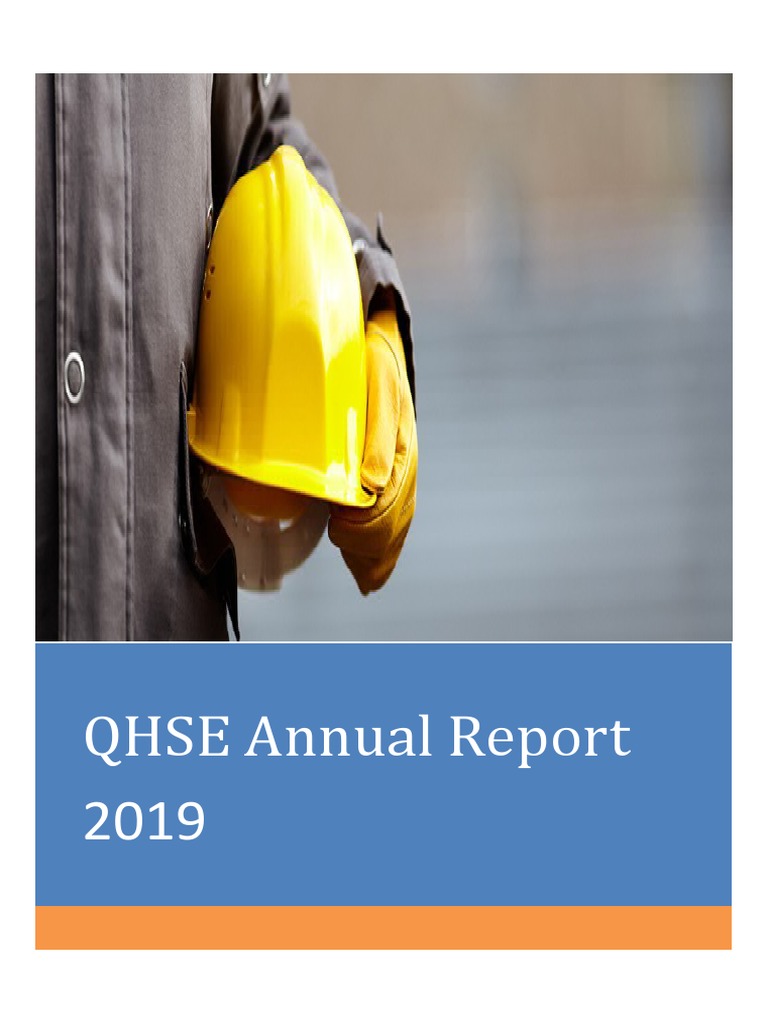 QHSE Annual Report 2019 Summary | PDF | Hazards | Symptoms And Signs