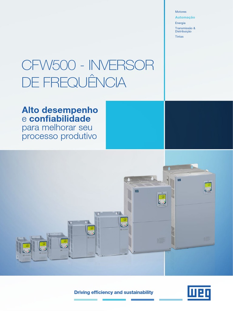 WEG CFW500 50036035 PT | Download grátis PDF | Controlador lógico ...