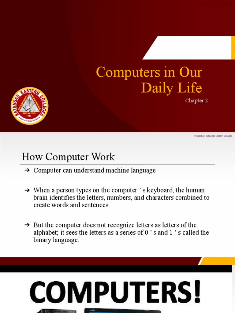 Computers in Our Daily Life | PDF | Computer Network | Local Area Network