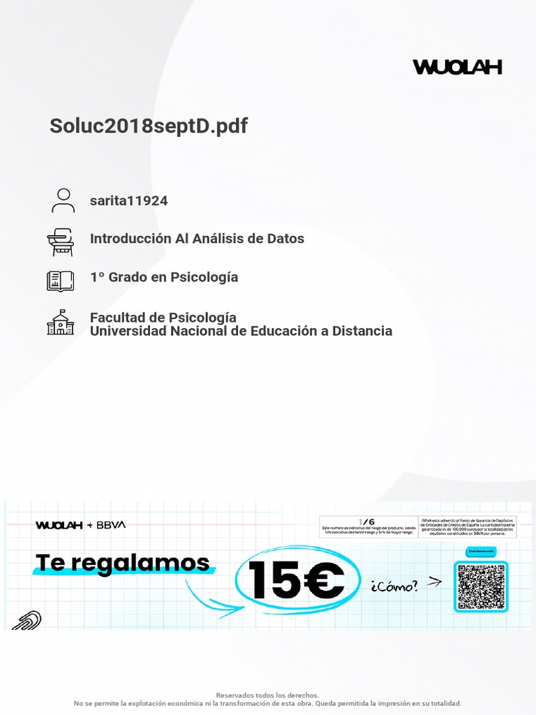 Soluc 2018 Sept D | PDF | Intervalo de confianza | Desviación Estándar