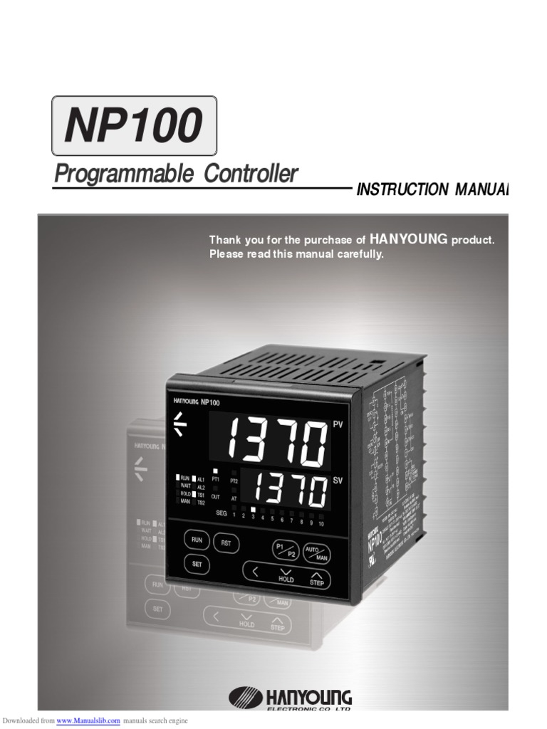 User Manual for NP100 Program Temperature Controller: Safety Precautions, Operating Instructions ...