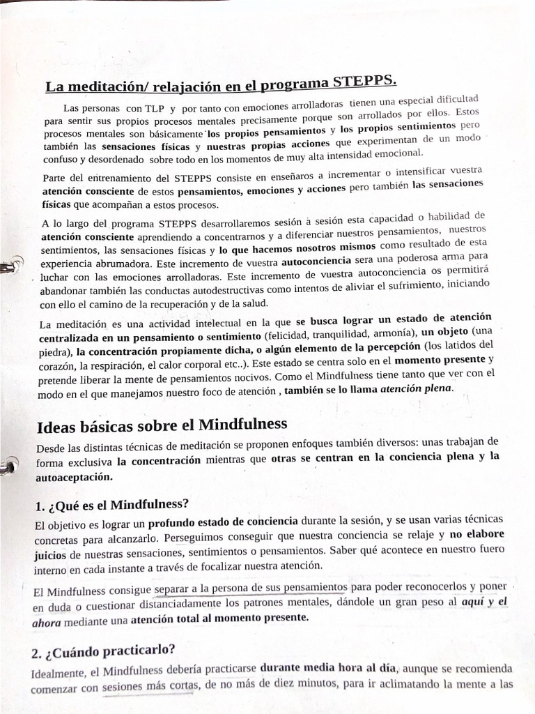Meditacion en Stepps | PDF