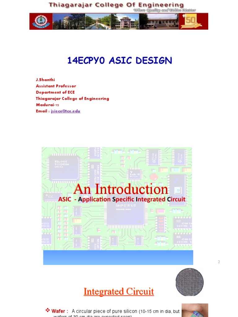 Unit 1and II - ASIC - Design New | Download Free PDF | Integrated ...