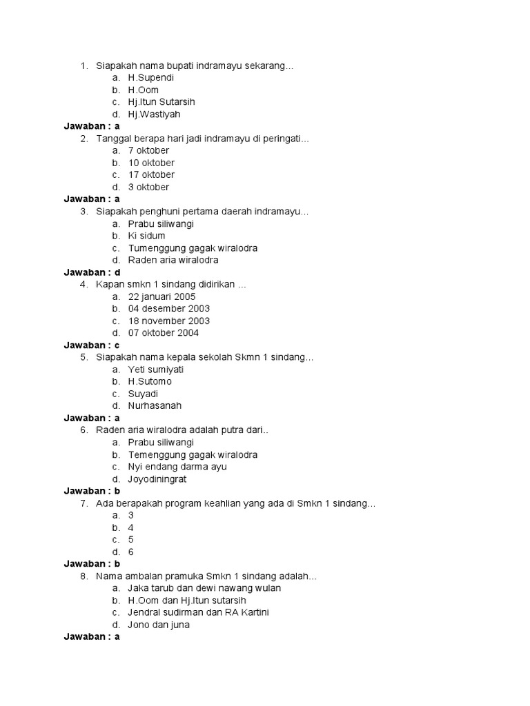 Soal Sandi | PDF | Perjalanan