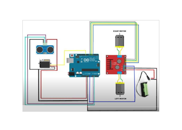 Skematik Robot Avoider | PDF