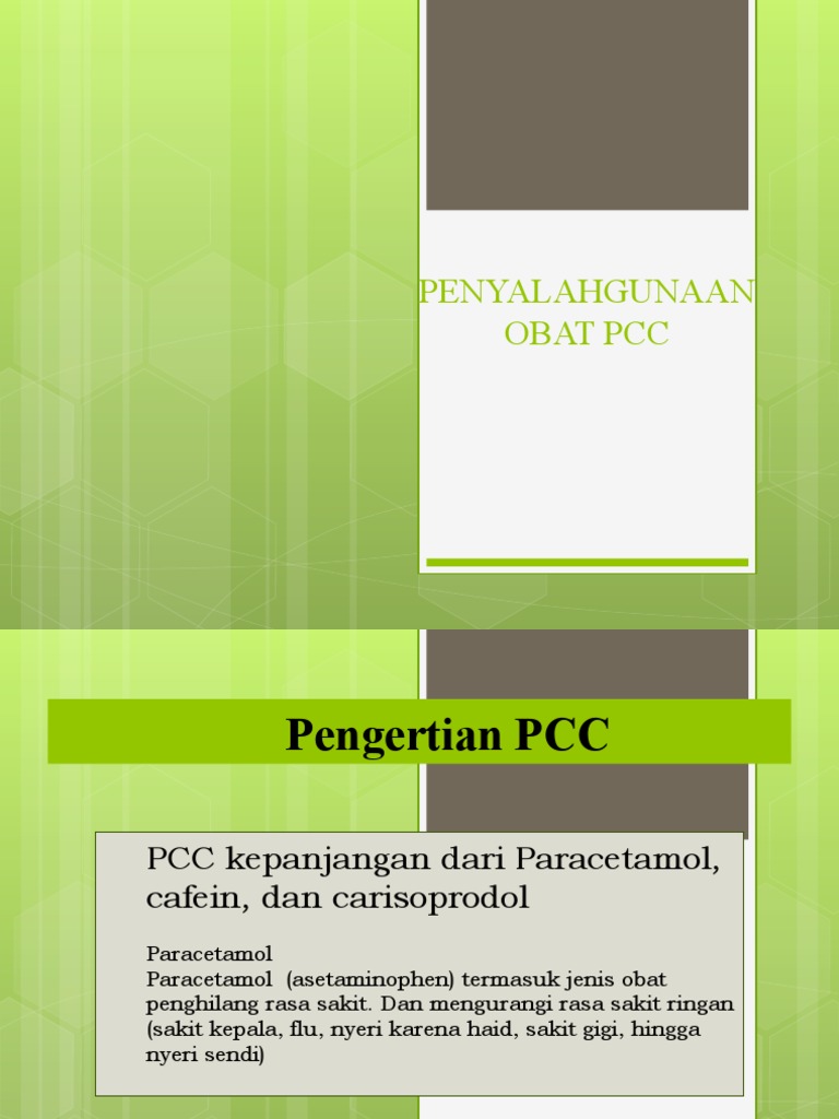 Penyalahgunaan Obat PCC | PDF