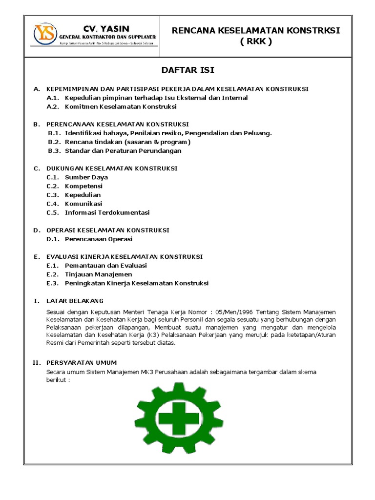 K3 Bangunan Paling Ok | PDF